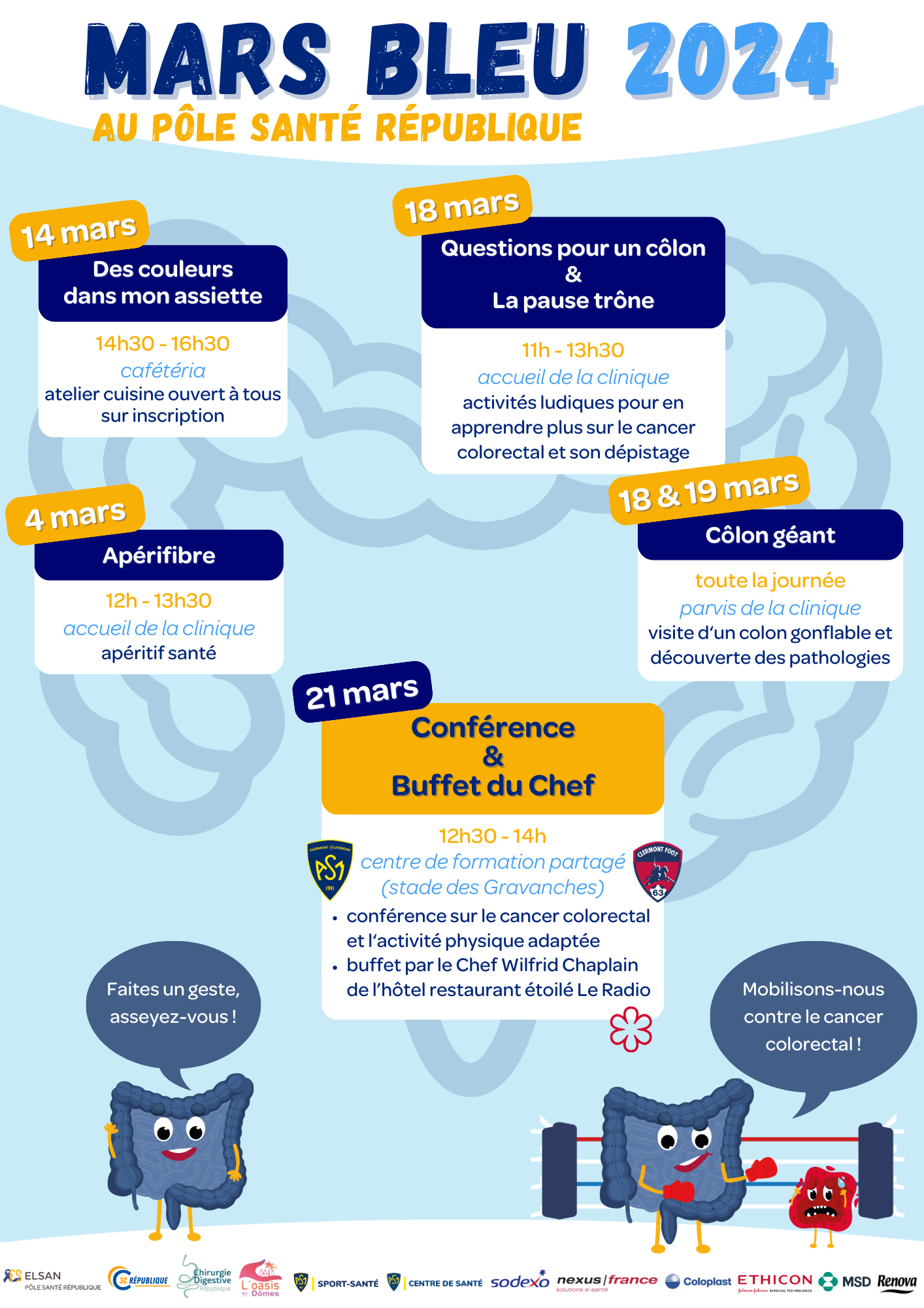 Mars Bleu 2024 au PSR | Elsan